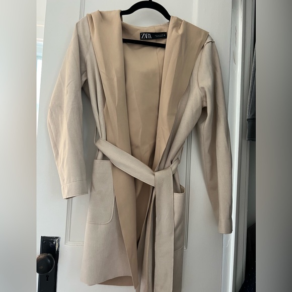 Zara | Jackets & Coats | Zara Tie Wrapped Jacket | Poshmark